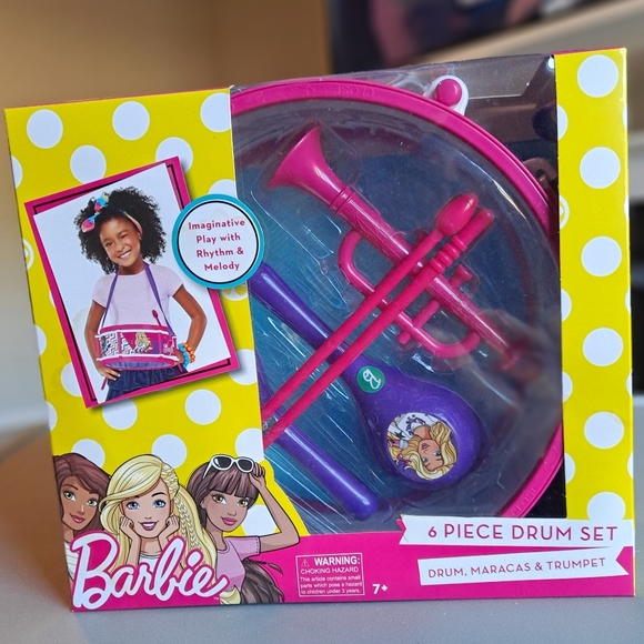 Mattel | Toys | Barbie 6 Piece Rhythm And Melody Drum Set To Provide A ...